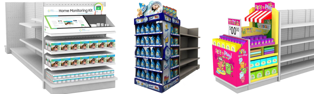 Retail Displays, Point of Sale, Freestanding, and End caps